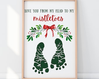Christmas Handprint Art | Baby Handprint | Child Handprint | Baby ...