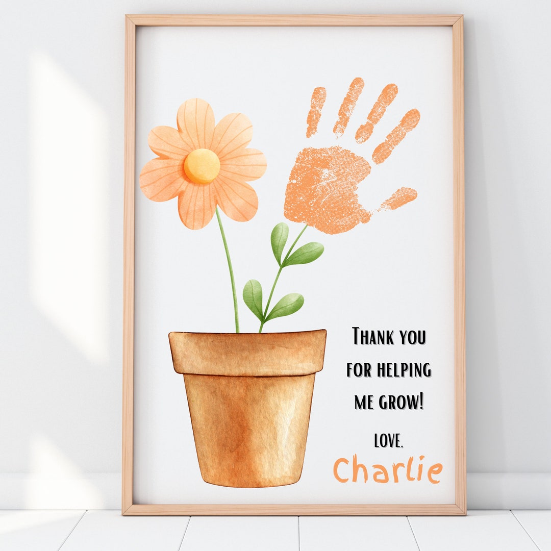 Preschool Teacher Gifts | Flower Art Teacher Appreciation Gift ...
