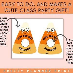 Candy Corn Halloween Playdough Tag | Halloween Gift for Kids | Play Doh ...