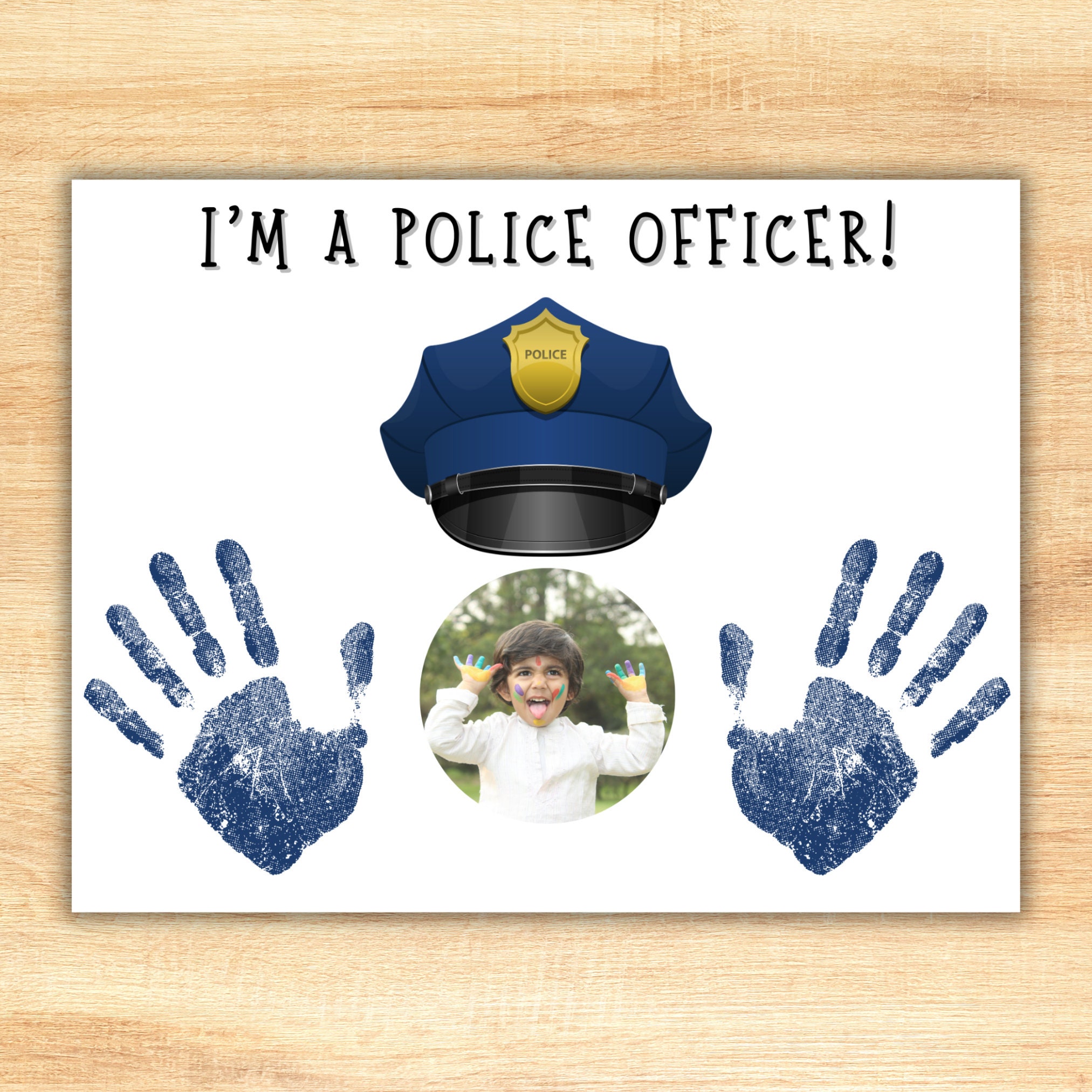 Police Badge Craft For Preschool Free Printable Police Officer Craft