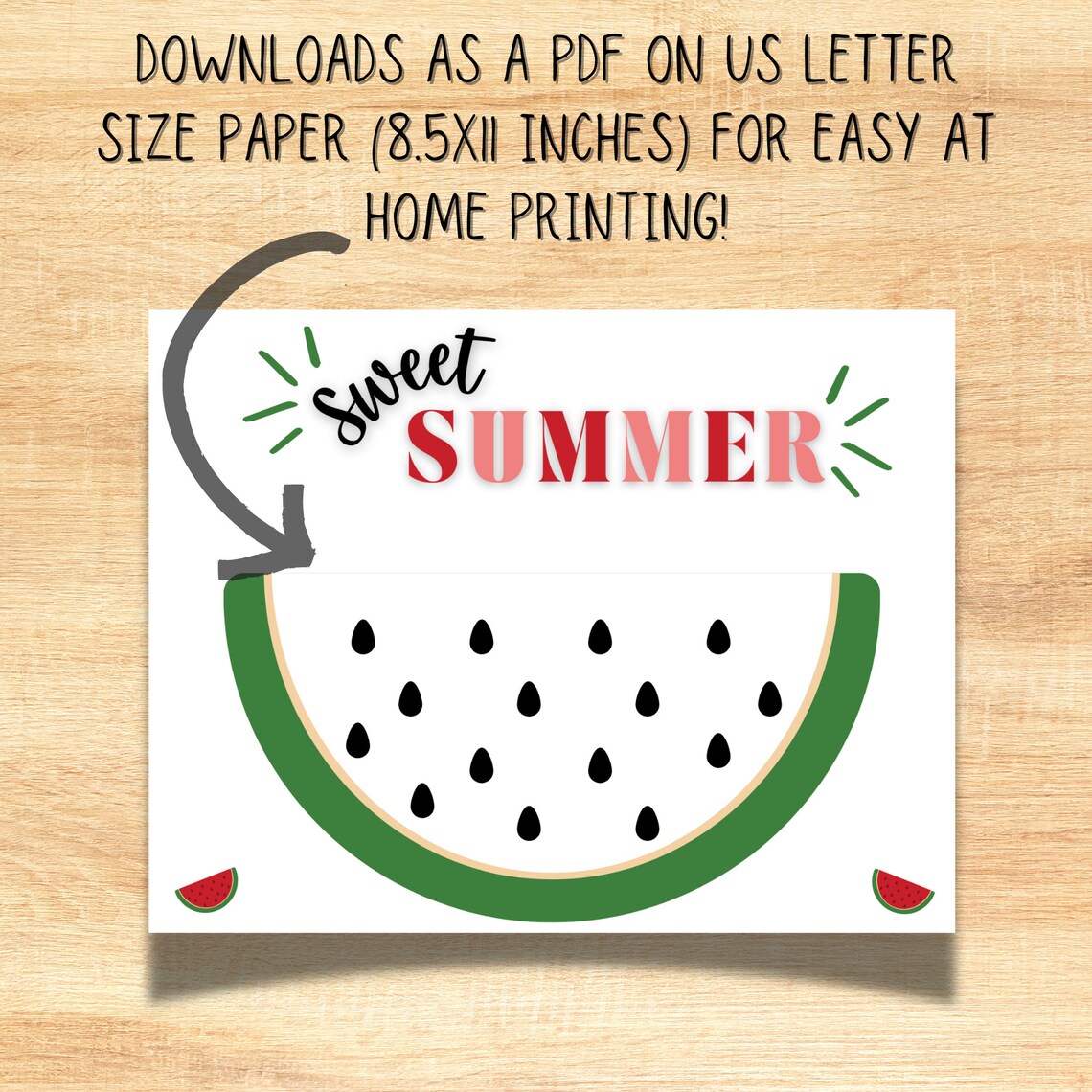 Summer Handprint Art Craft | Watermelon Arts and Crafts | Summertime ...