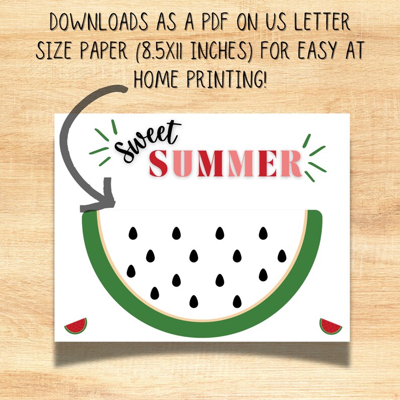 Summer Handprint Art Craft | Watermelon Arts and Crafts | Summertime ...