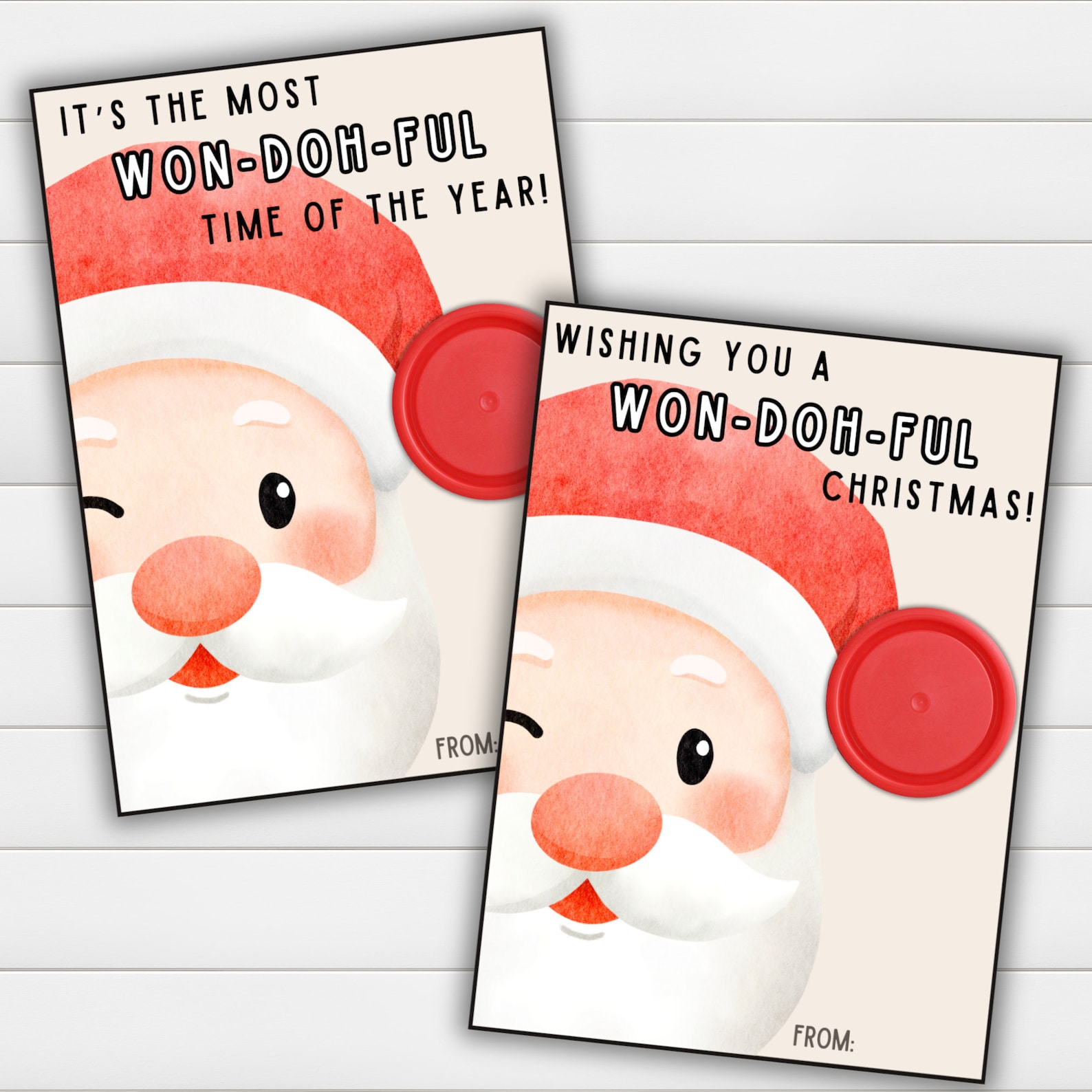 Christmas Gift Tag Printable | Classroom Favors | Christmas Play Doh ...