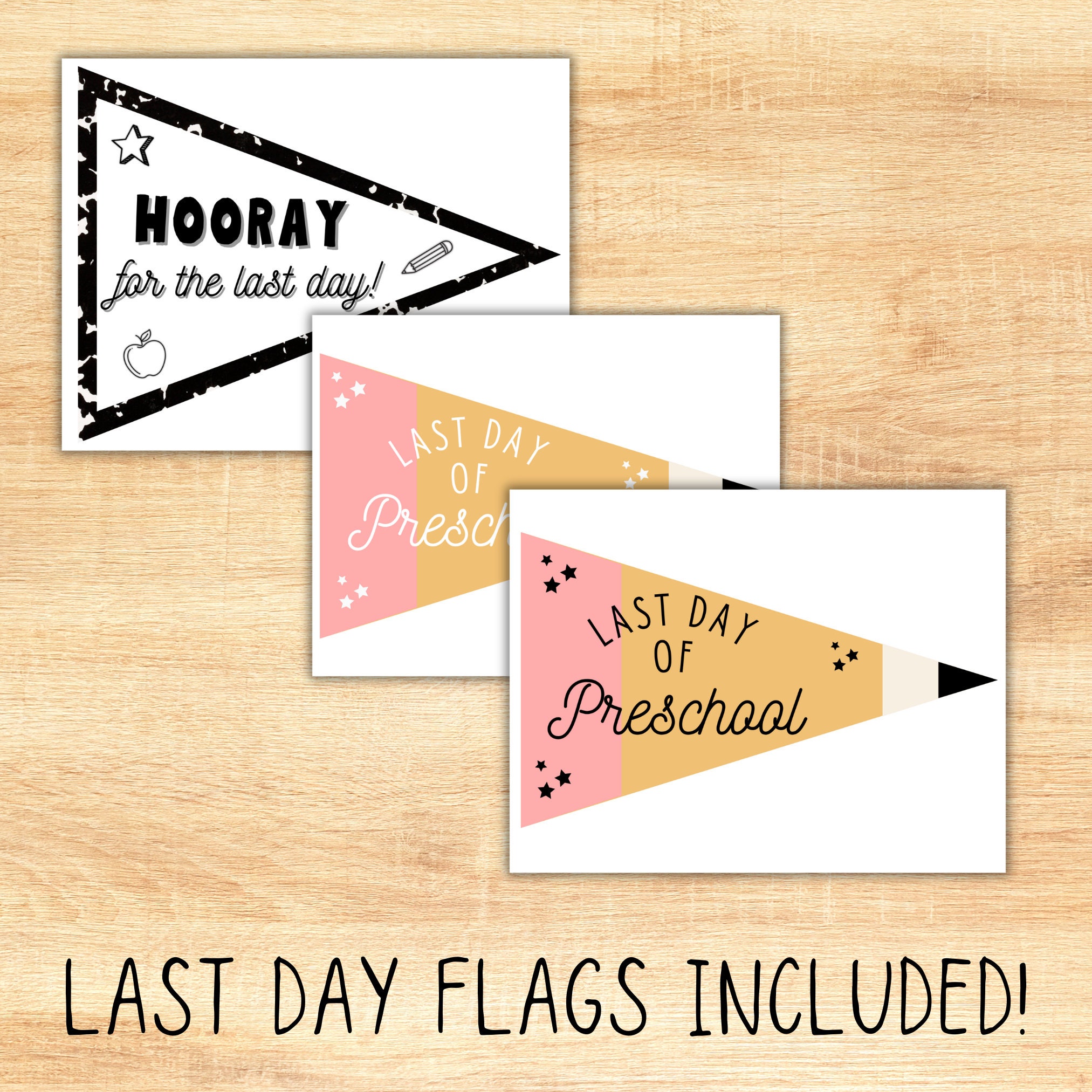 Back to School Sign Printable | First Day of School Pennant Flags ...