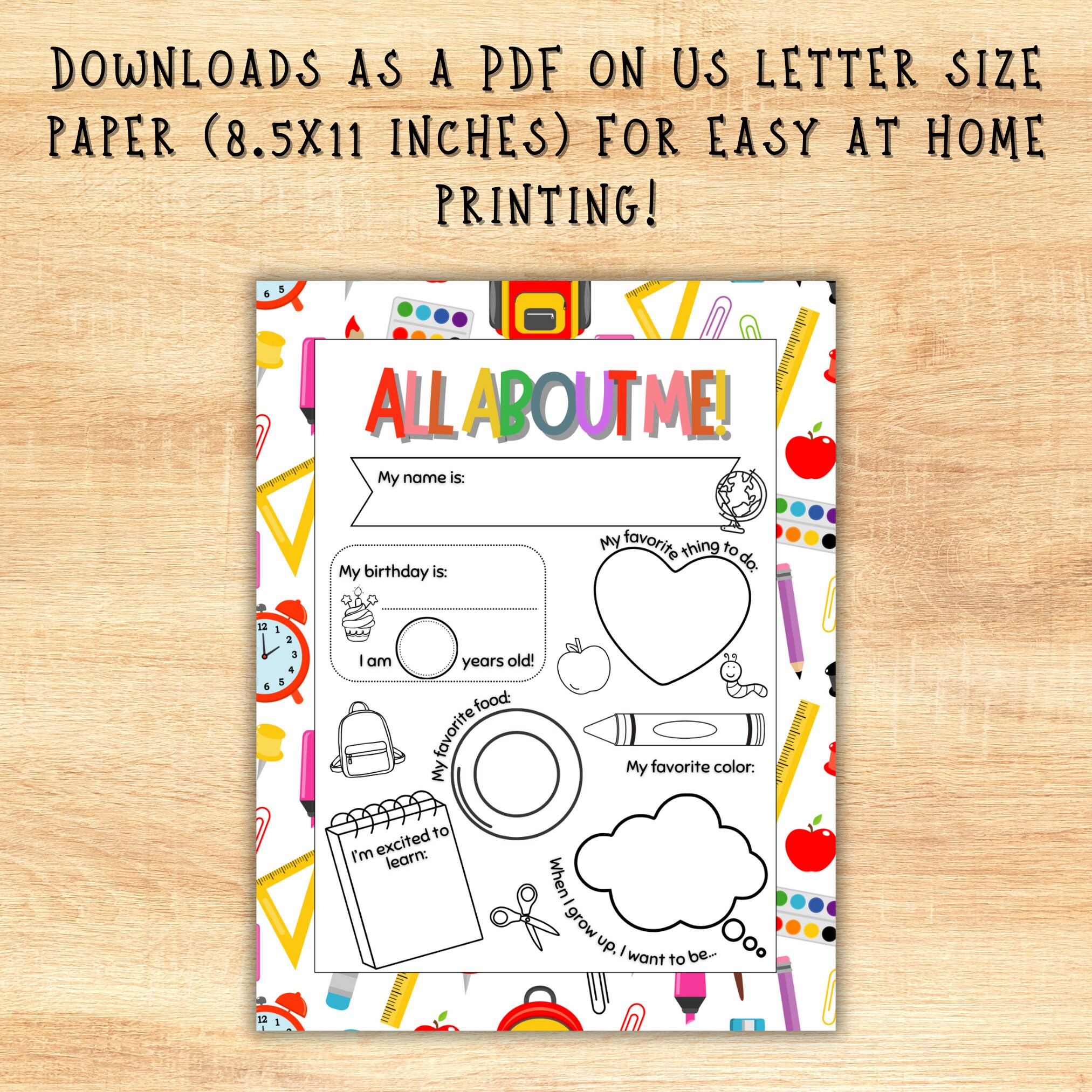 First Day of School Sign | Handprint Art Keepsake | Footprint Art | All ...