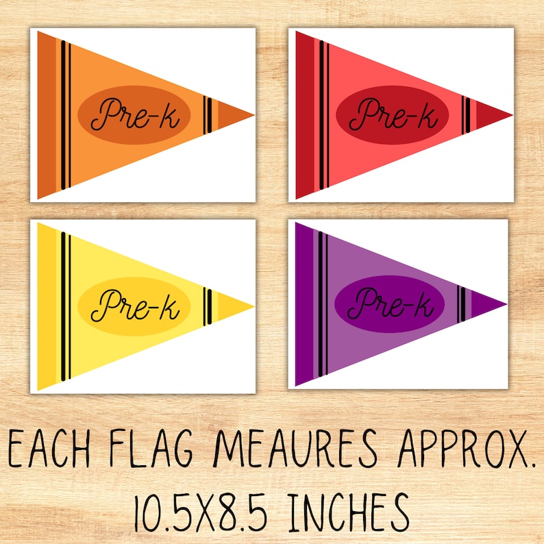 Back to School Sign Printable | First Day of School Pennant Flags ...