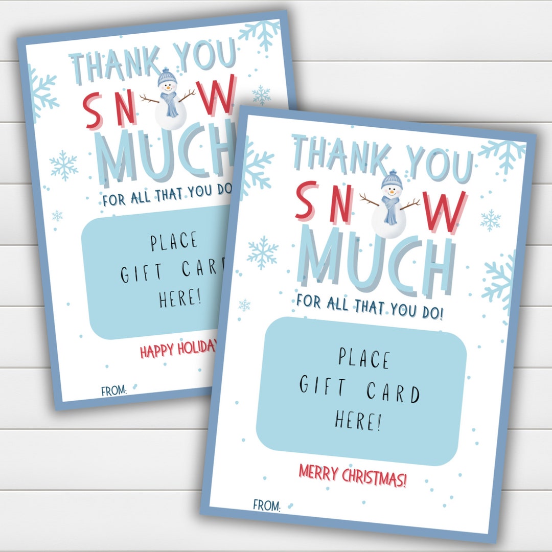 Christmas Gift Tags Printable | Giftcard Holder | Printable Teacher ...