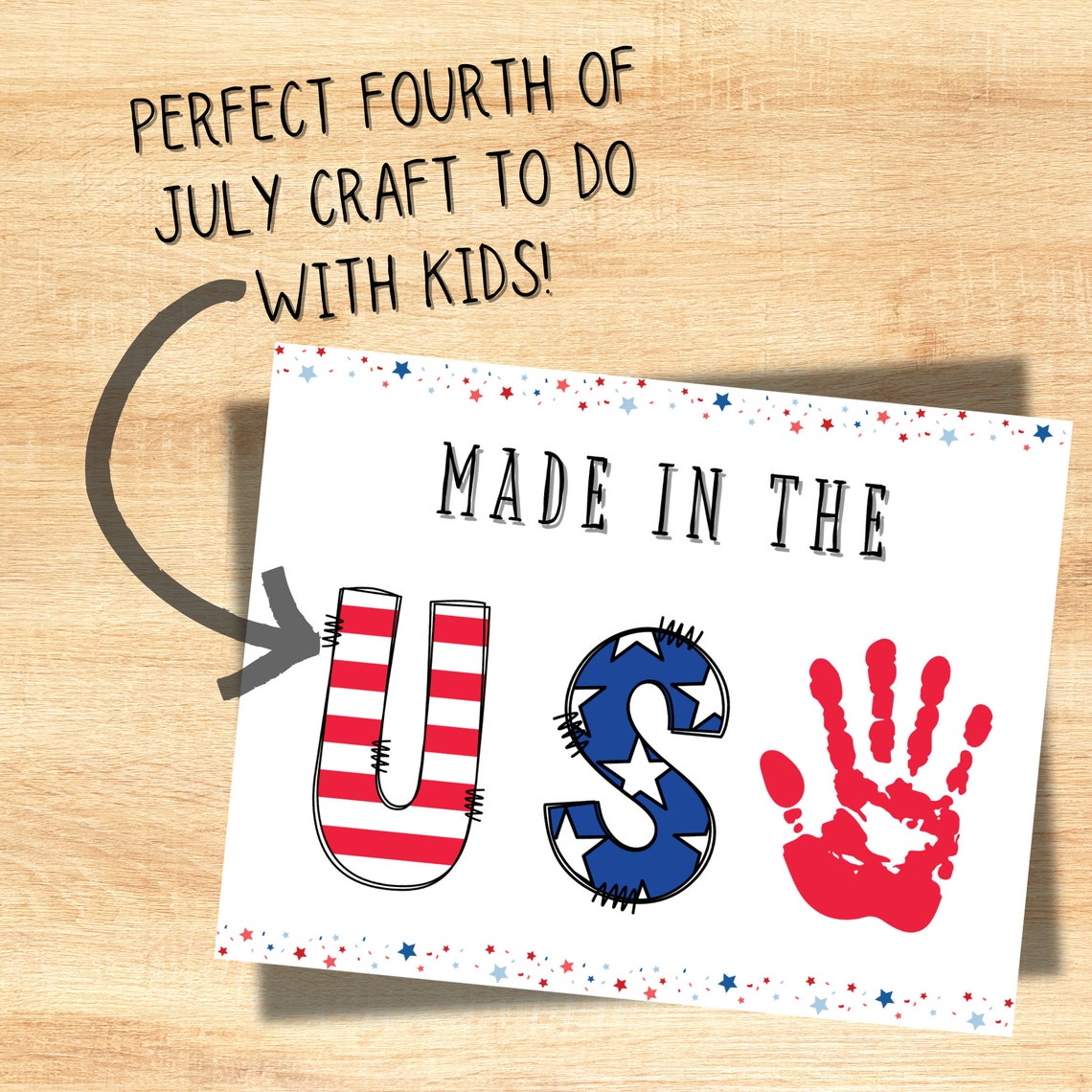 4th of July Arts and Crafts Kids Activity | Fourth of July Handprint ...