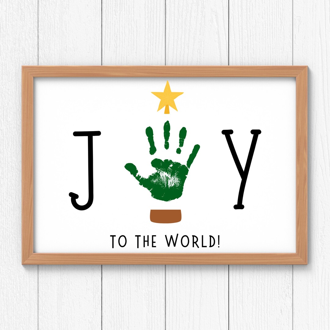 Baby Handprint | Christmas Handprint Art | Baby Handprint Art | Baby ...