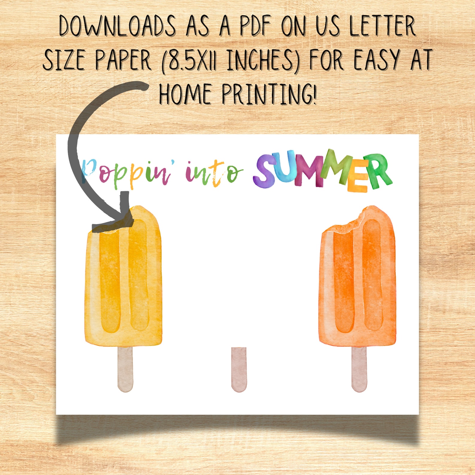 Summer Popsicle Handprint Art | Popsicle Art for Kids Craft ...