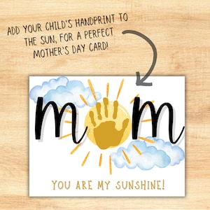 Mother's Day Printable | You Are My Sunshine | Teacher & Parent ...