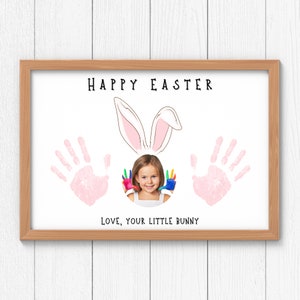 Easter Printable | Some-bunny Loves You | Kids' Footprint Keepsake ...