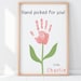 Mother's Day Flower Printable | Kids Handprint Keepsake | Teacher and ...
