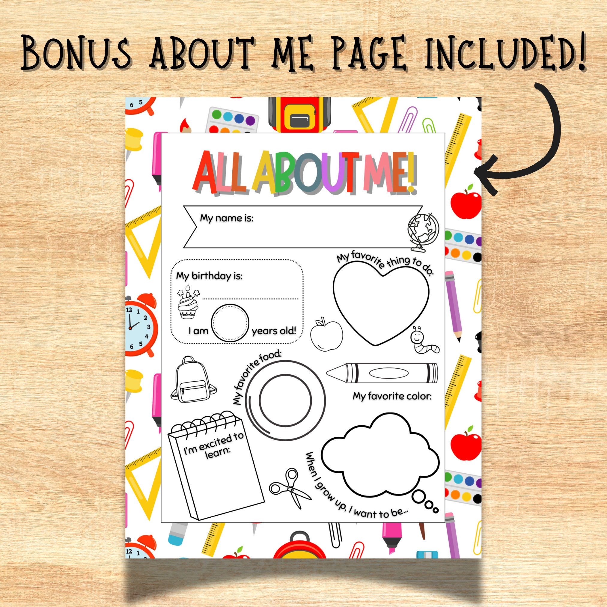 First Day of School Sign | Handprint Art Keepsake | Footprint Art | All ...