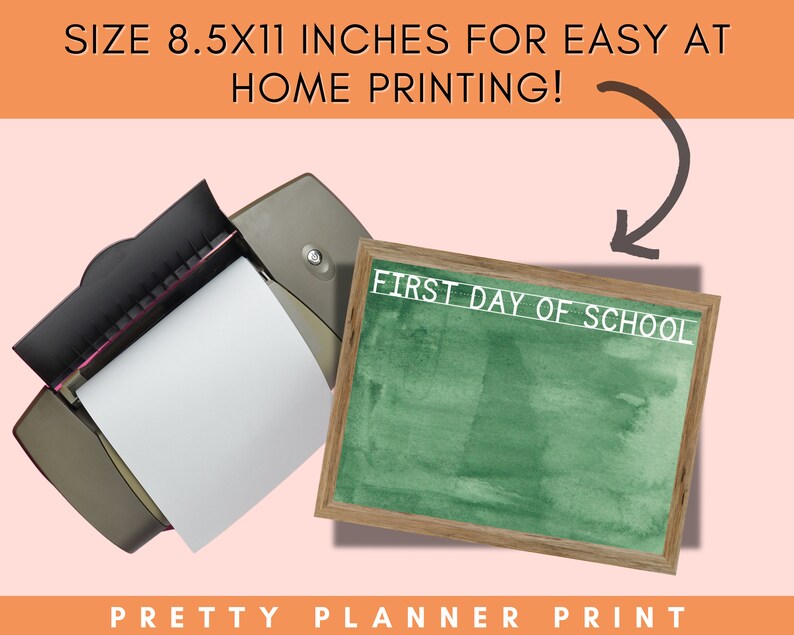 First Day of School Sign Handprint Art | Preschool Printables Handprint ...