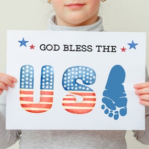 4th of July Arts and Crafts Kids Activity | Fourth of July Handprint ...