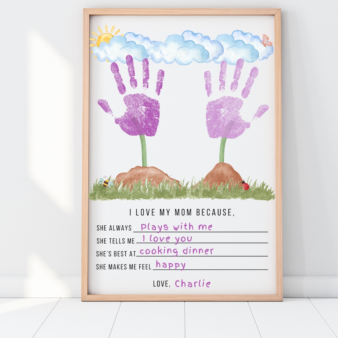 All About My Mom Mothers Day Gift | Preschool Mother Day Crafts ...