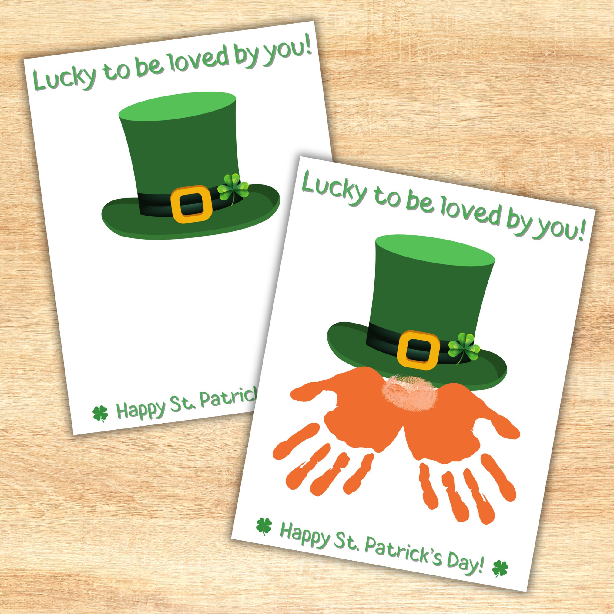 Leprechaun St. Patrick's Day Printable | Kids' Footprint Keepsake ...