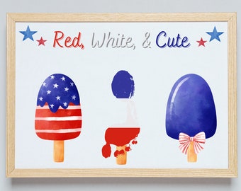 4th of July Arts and Crafts Kids Activity | Fourth of July Handprint ...