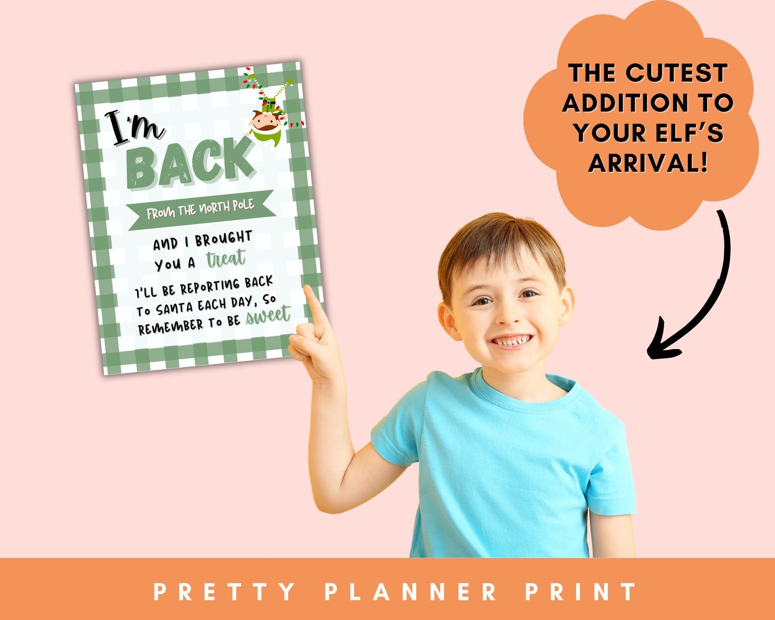 Elf Arrival Letter | Elf Printables | Letter From Elf | Elf Return ...