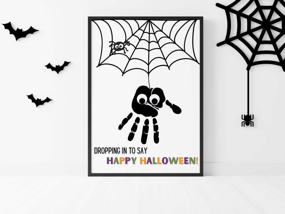 Halloween Activities Handprint Art | Happy Halloween Preschool ...