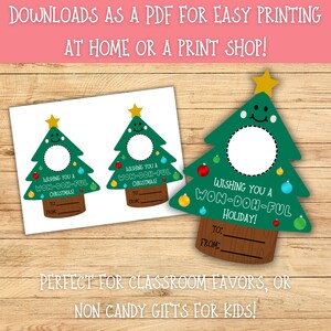 Christmas Gift Tag Printable | Classroom Favors | Christmas Play Doh ...