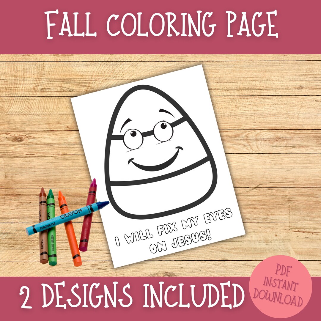 Halloween Coloring Pages | Candy Corn Coloring Page | Sunday School ...
