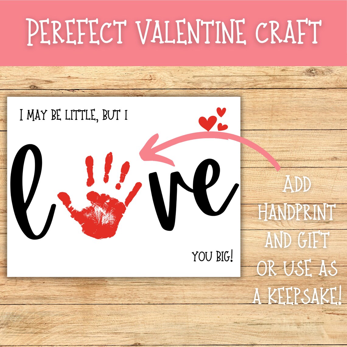 Babys First Valentines Day | Handprint Art Craft Kids | Handprint Art ...