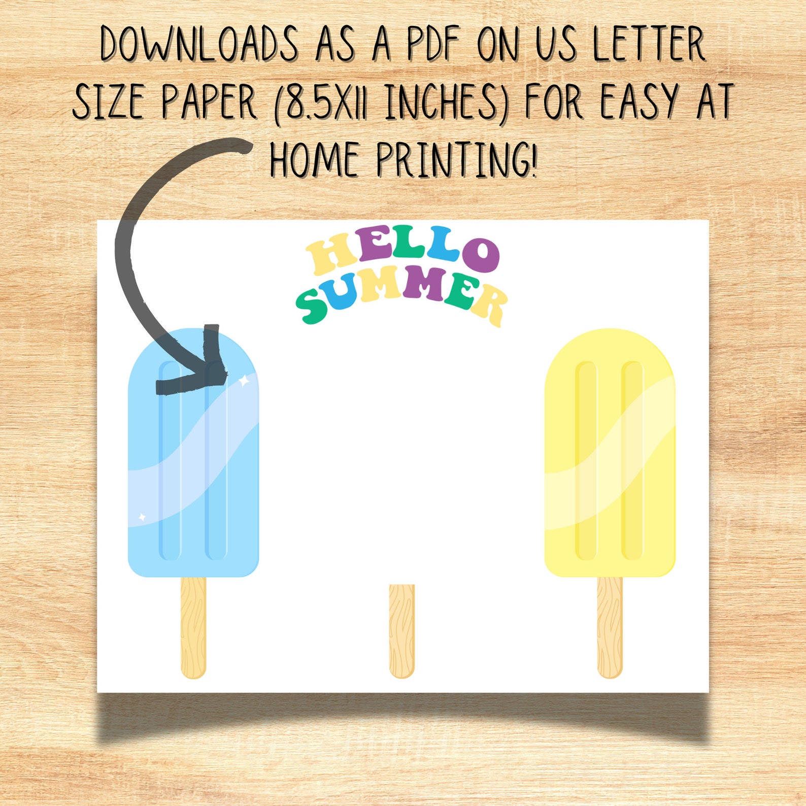 Summer Popsicle Handprint Art | Popsicle Art for Kids Craft ...