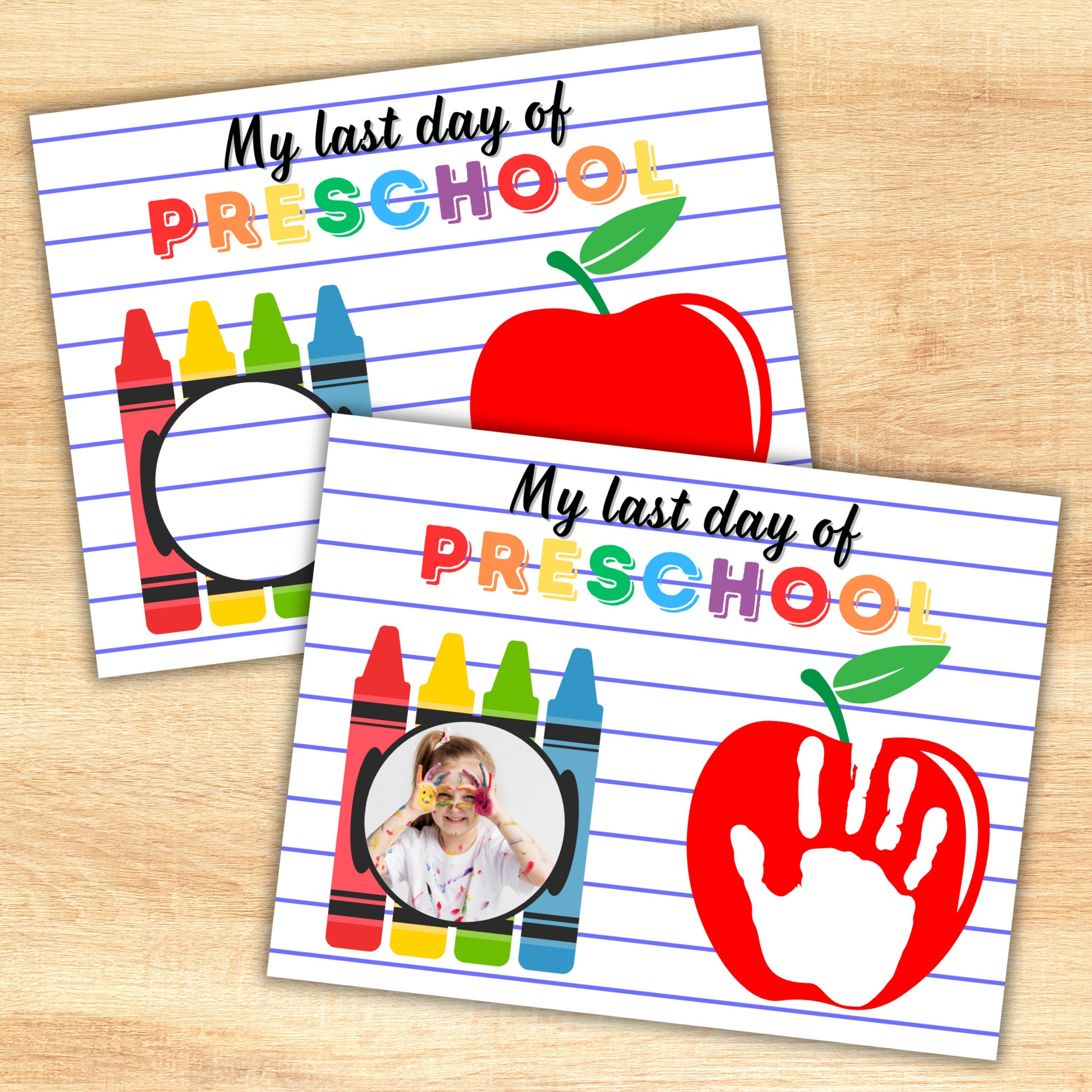 School Handprint Art Craft | First Day of School | Last Day of School ...