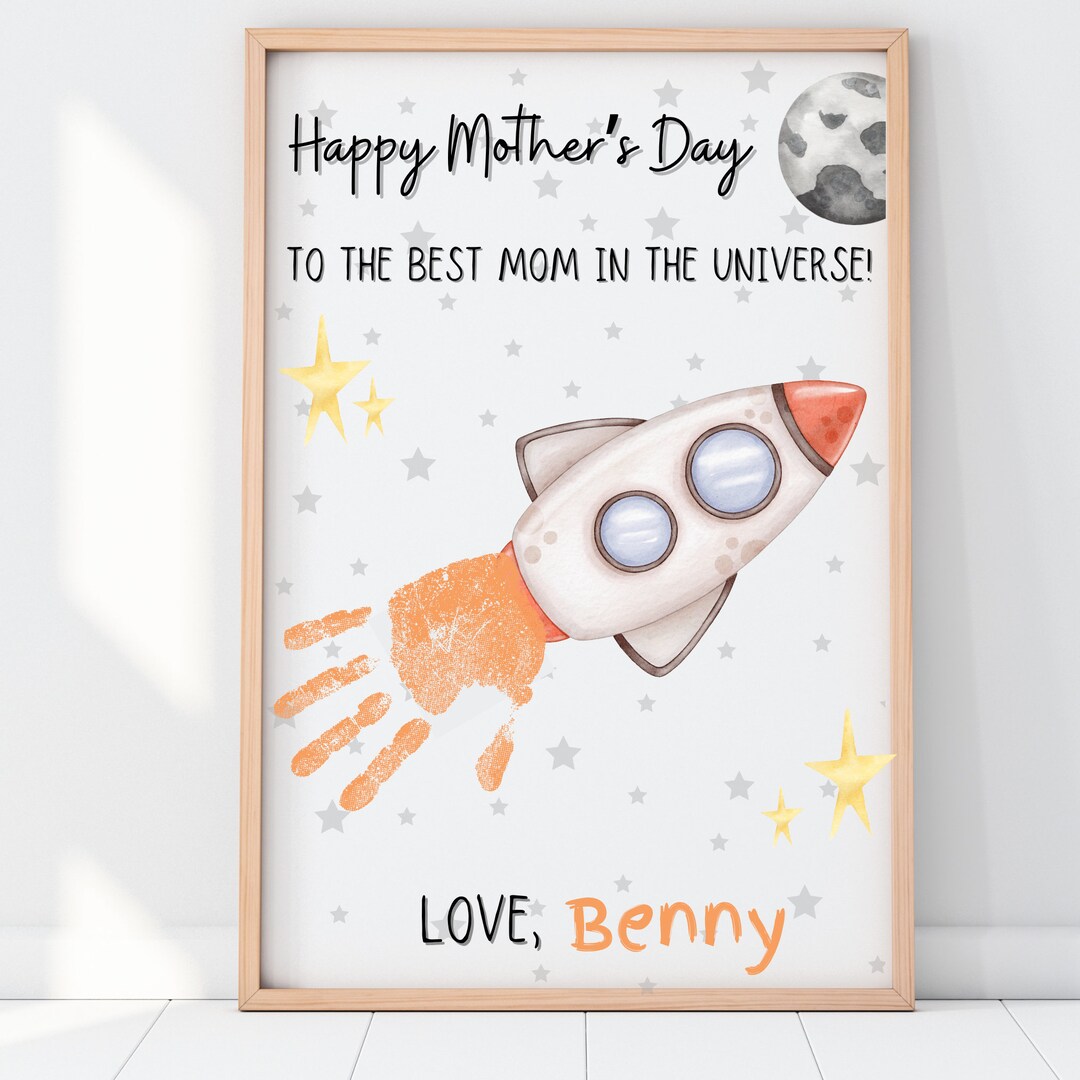 Mothers Day Printable | Kids Handprint Keepsake | Teacher and Parent ...