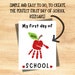 Back to School Handprint Sign | First Day of School Sign Printable ...