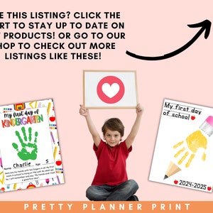 First Day of School Sign Handprint Art | Preschool Printables Handprint ...