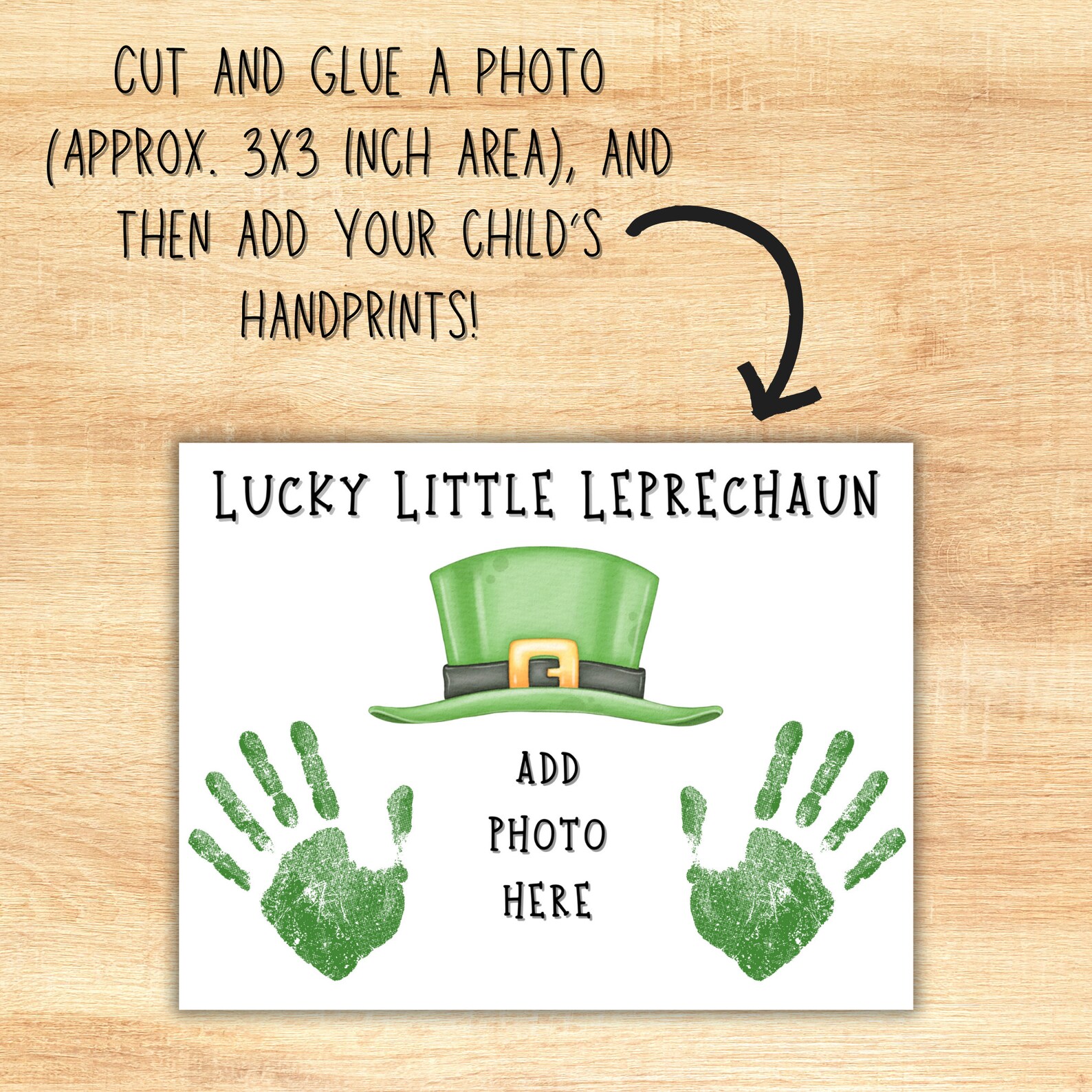 Leprechaun St. Patrick's Day Printable | Kids' Footprint Keepsake ...