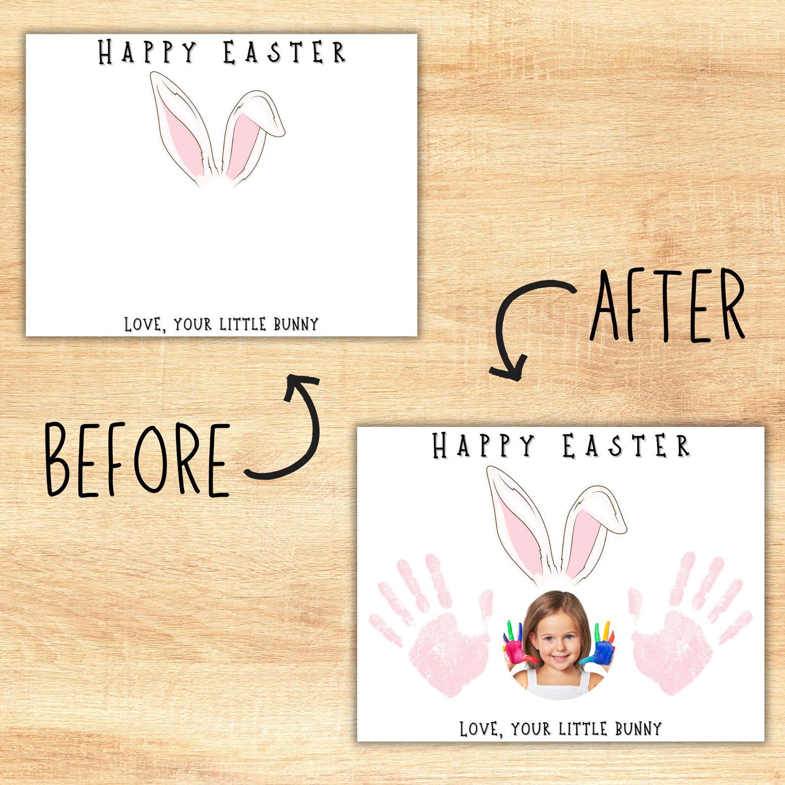 Easter Printable | Some-bunny Loves You | Kids' Footprint Keepsake ...