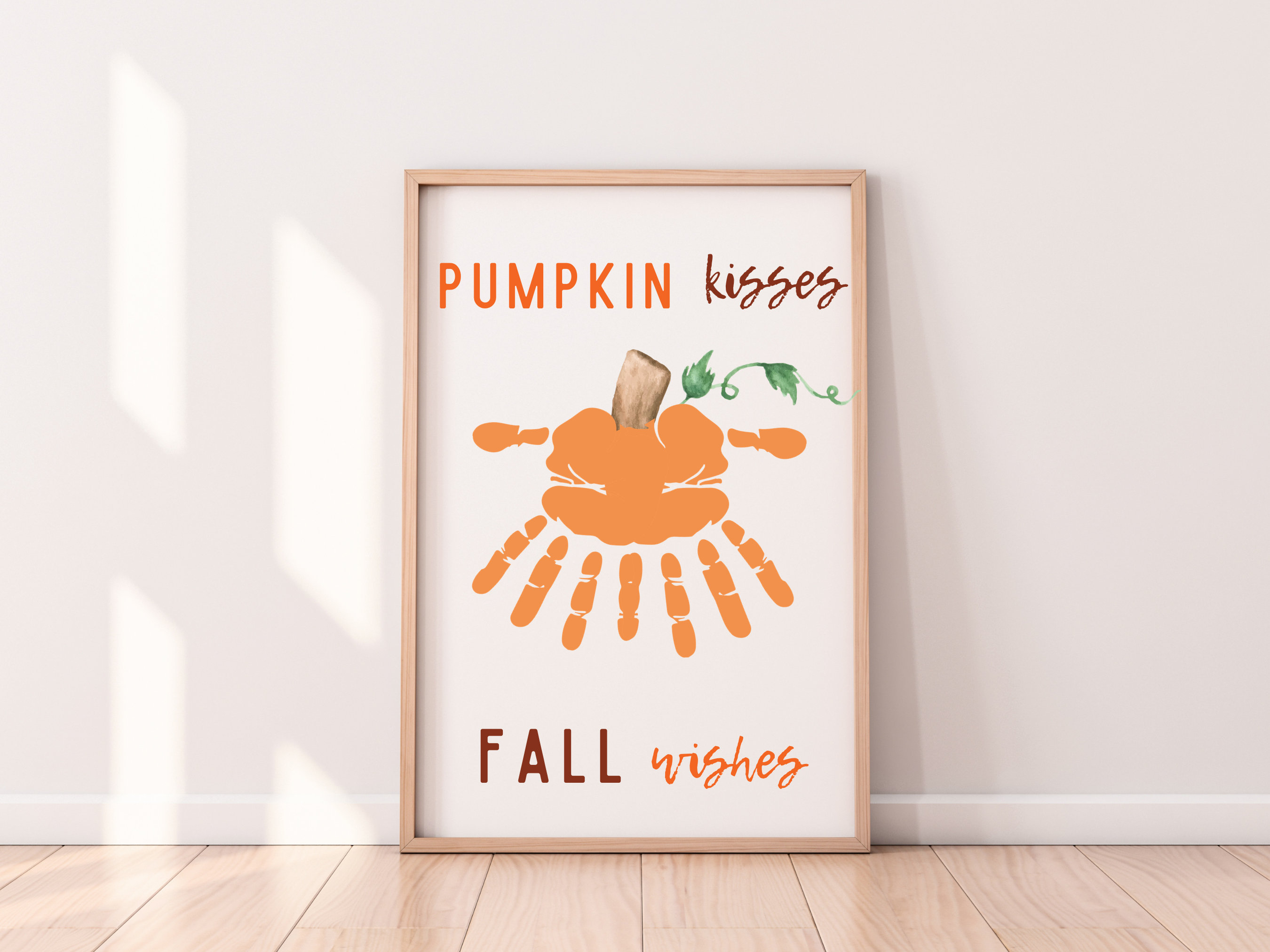 First Day of Fall | Preschool Worksheets | Baby Handprint | Fall ...
