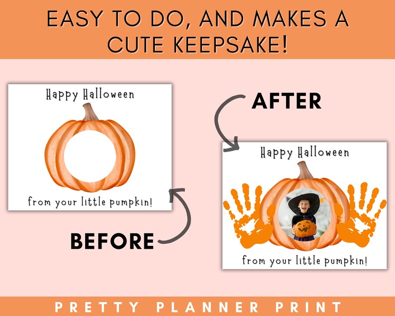 Halloween Handprint Craft | Daycare Halloween Activities | Preschool ...