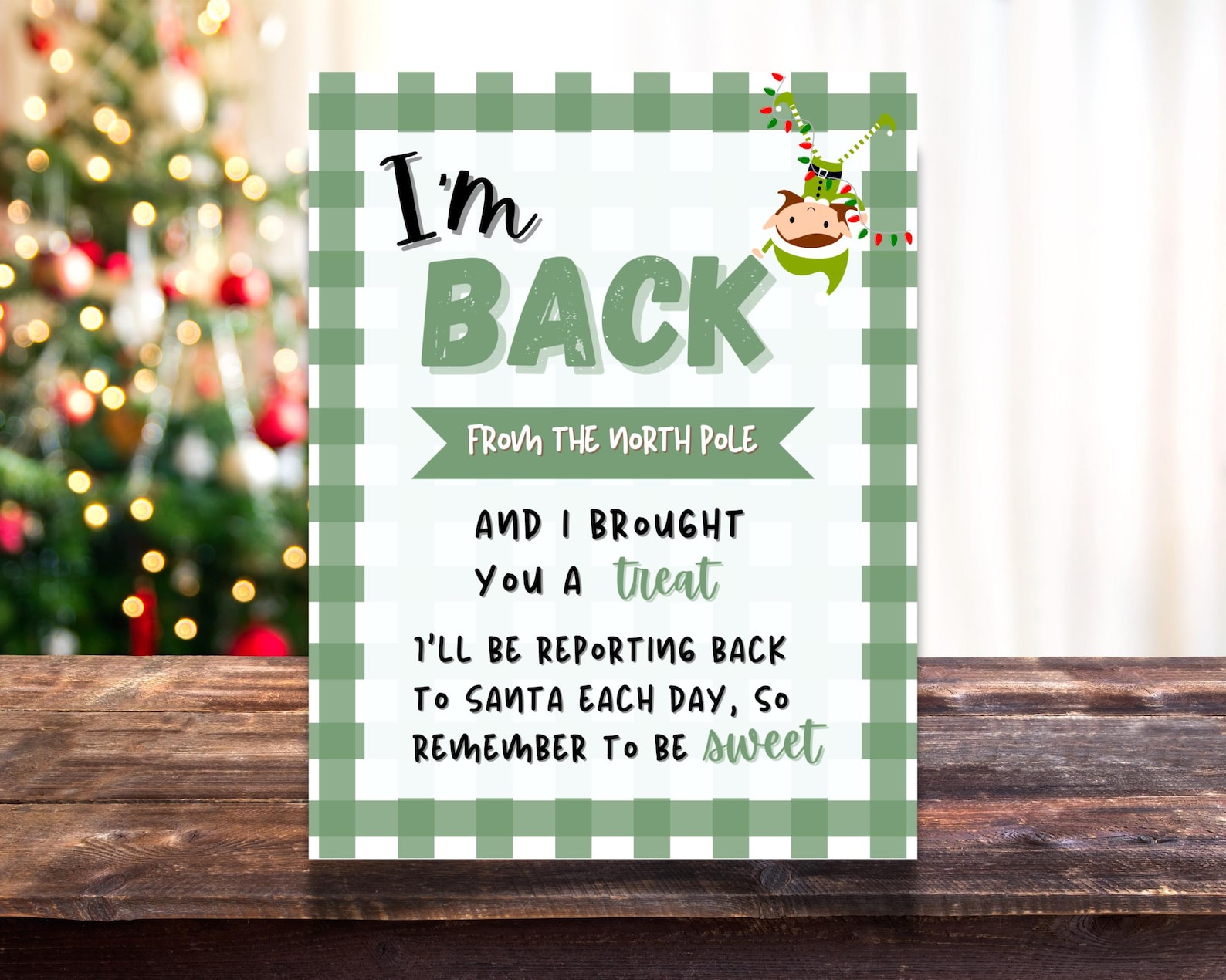 Elf Arrival Letter Elf Printables Letter From Elf Elf Return Letter Elf ...