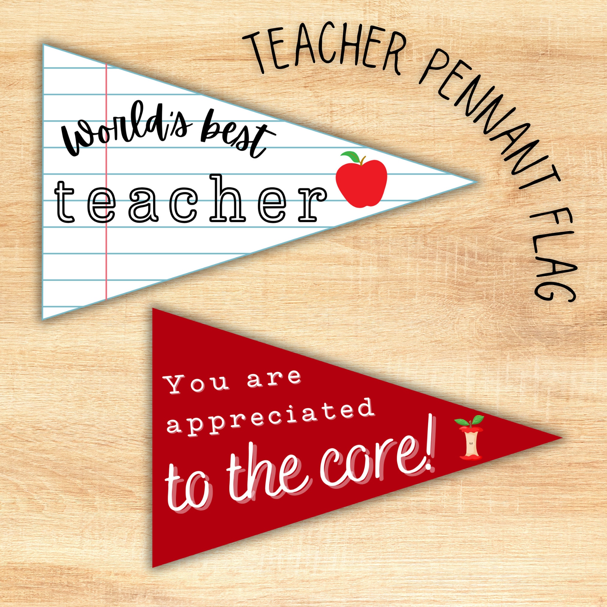 Teacher Flag | Best Teacher Pennant | Last Day of School Sign | Thank ...