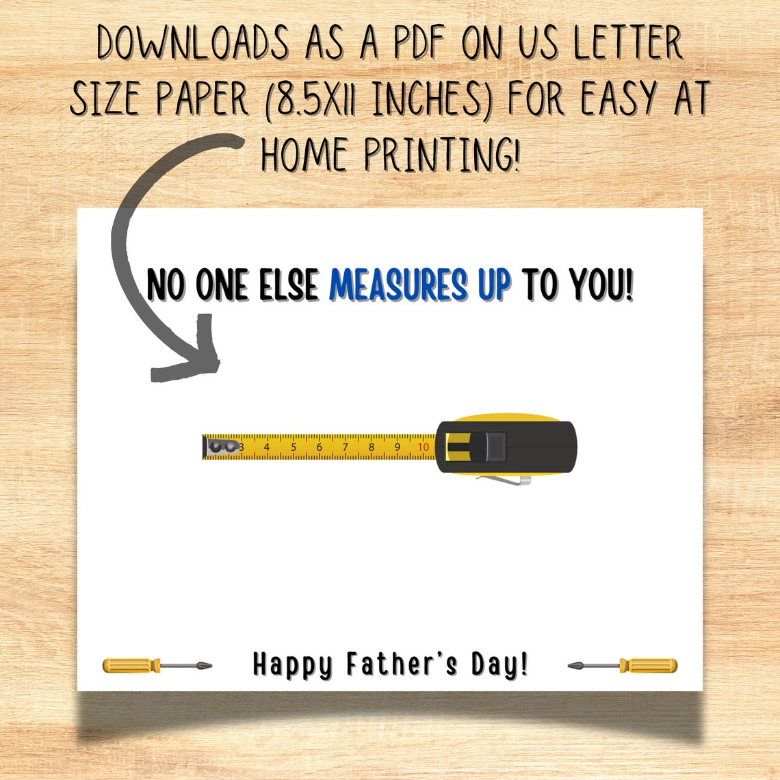 Tape Measure Father's Day Handprint Art | 1st Fathers Day Handprint or ...