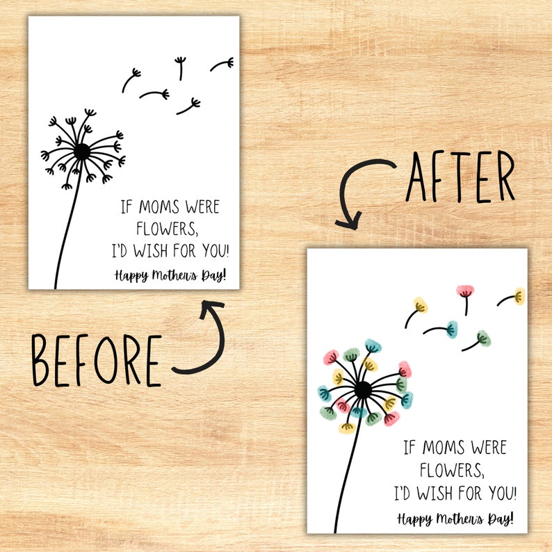 Mother's Day Flower Printable | Kids Handprint Keepsake | Teacher and ...