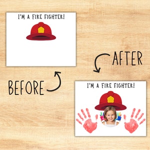 Preschool Firefighter Craft | Firefighter Helmet Keepsake | Hero ...