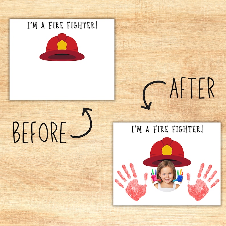 Preschool Firefighter Craft | Firefighter Helmet Keepsake | Hero ...