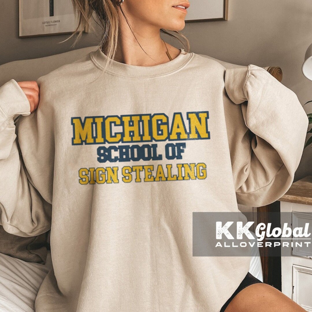 Michigan Cheats Michigan Steals Signs Sign Stealing Michigan - Etsy
