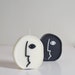 Abstract Face Candle - Minimalist Decor - Shaped Candle - Decorative ...