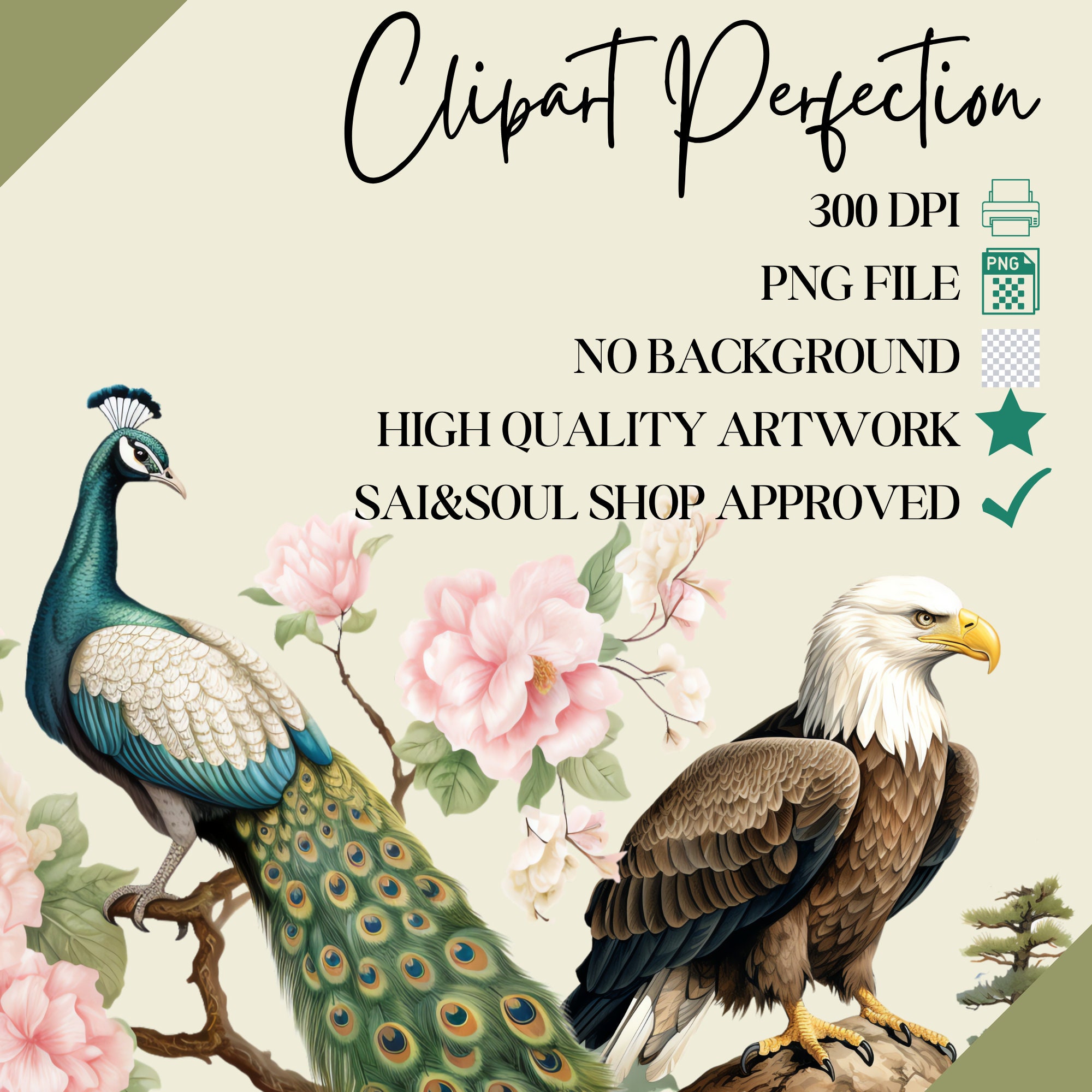 The Ultimate Bird Clipart Bundle 142 Watercolor Birds Clip Art, Red ...