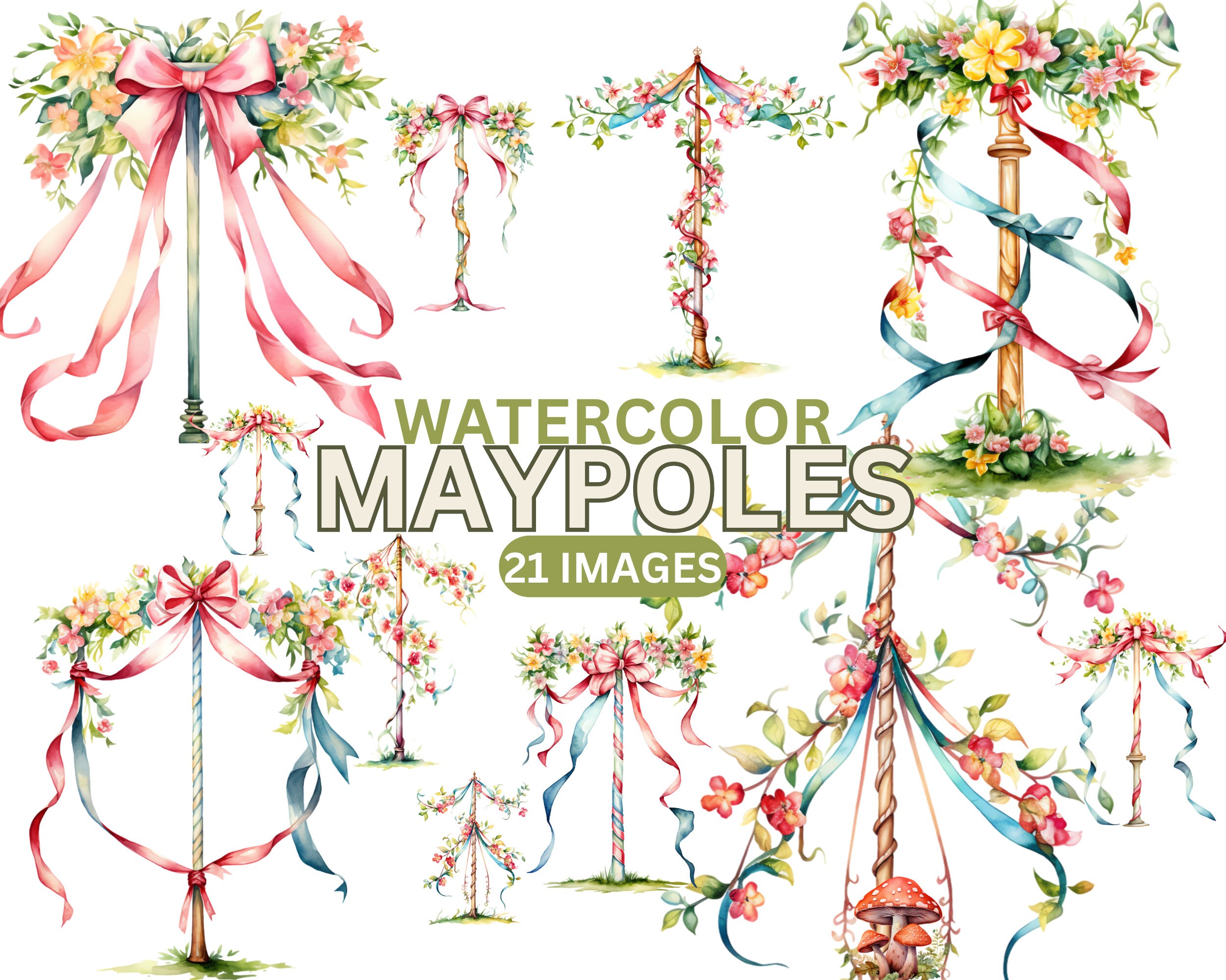 May Pole Clipart