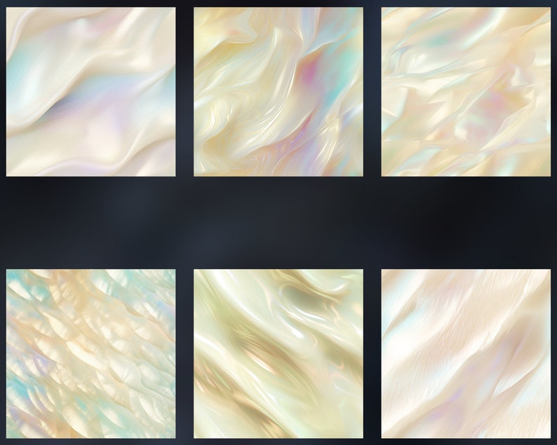 Pearlescent Ivory - for Commercial Use, Instantly Download Seamless Mother of Pearl Shell ...