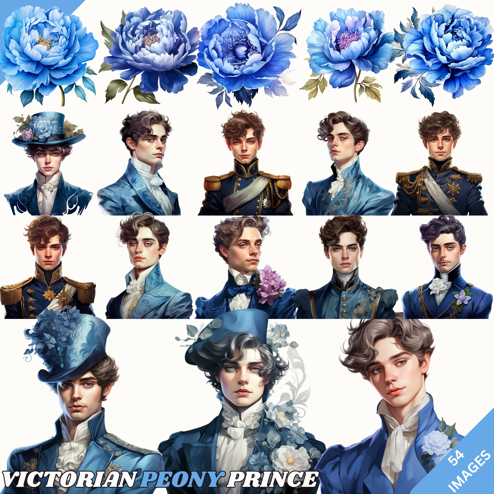 Victorian Prince Clipart Victorian Boy Clip Art, Vintage Illustrations ...