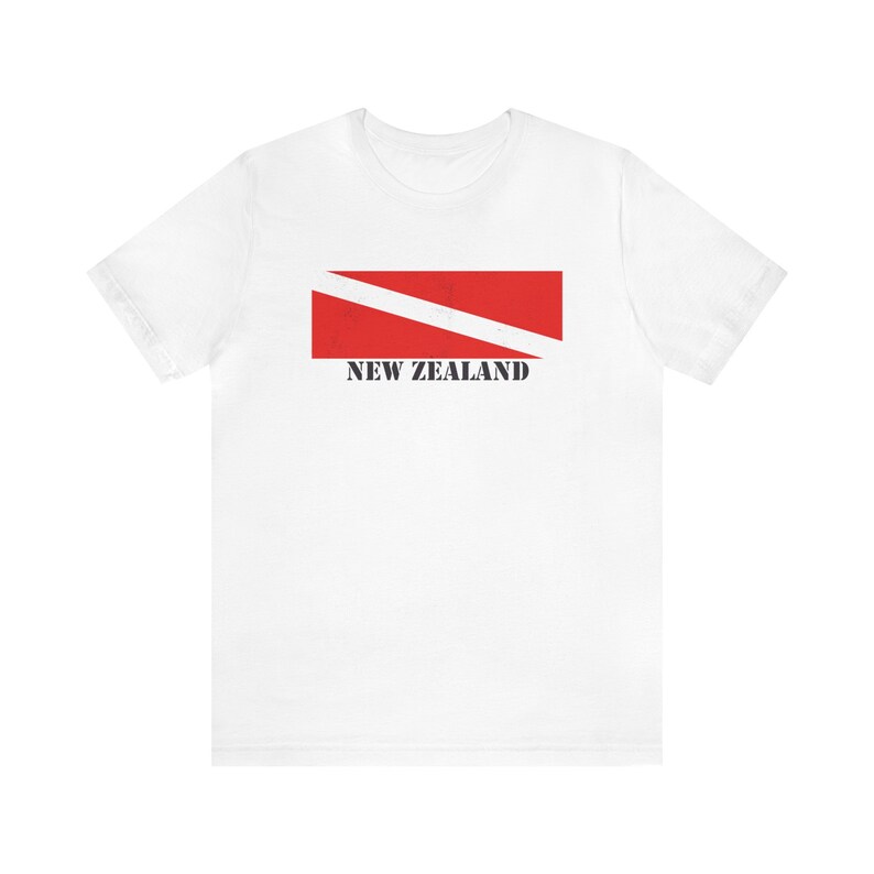 New Zealand Dive Shirt New Zealand Dive Flag and Scuba Style Tshirt New ...